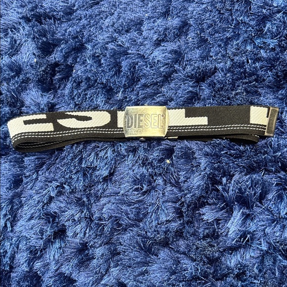 Diesel | Accessories | Diesel Monochrome Logo Belt | Poshmark